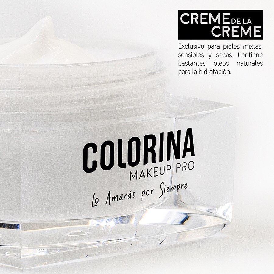 Crema Facial Copo de Nieve Colorina - Gloss Cosmetics