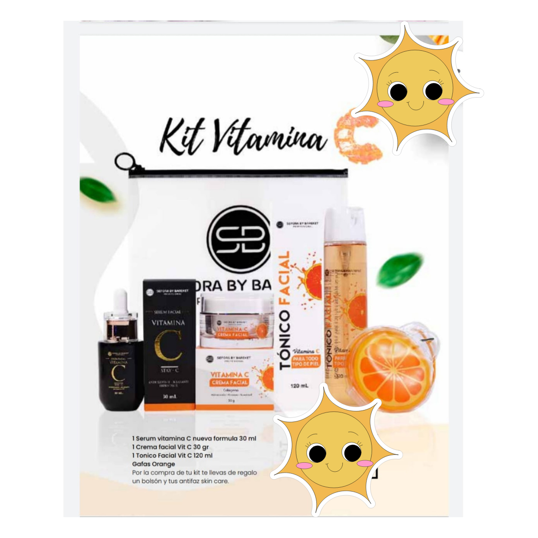 Kit Vitamina C Sefora By Bareket - Gloss Cosmetics